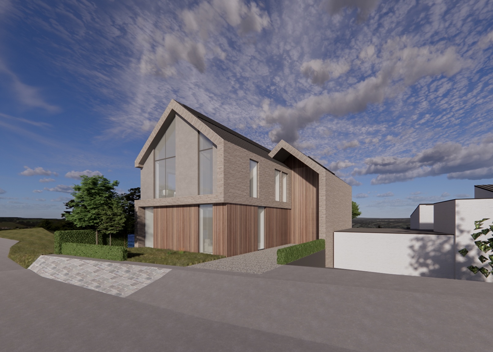 Villa op de rand van Dorp en Rivier | KapStudio.nl